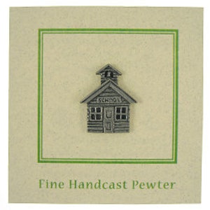 School House Lapel Pin - CC515- Teacher, Back to School, Education ...