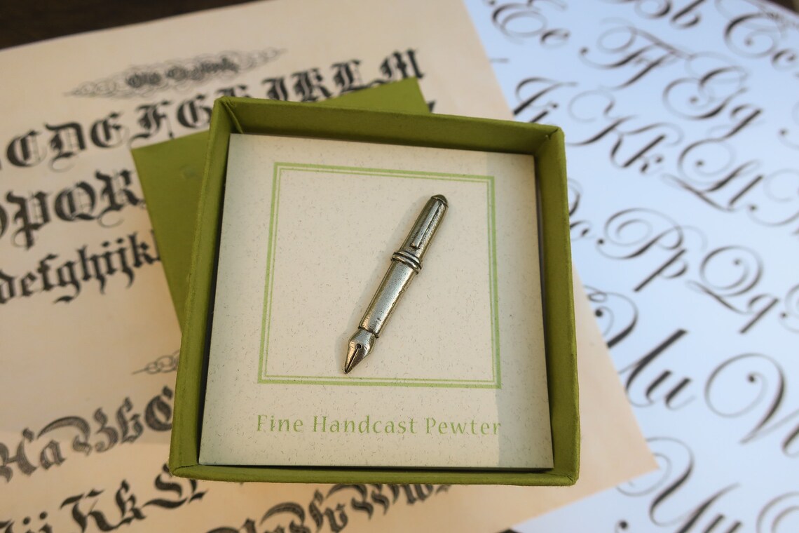 Pen Lapel Pin CC322 Literacy and Writing Pins | Etsy
