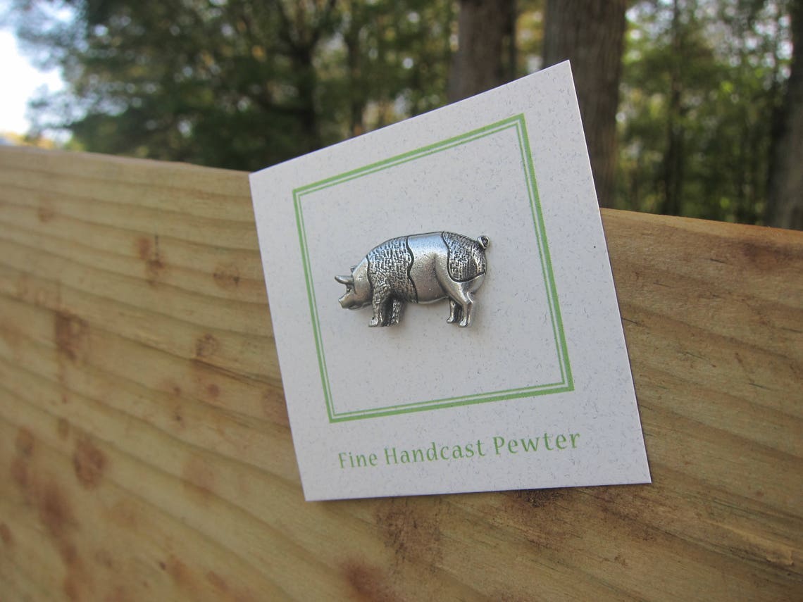 Pig Lapel Pin - CC102- Farm Animal Pins- Farm Party Favors- Farm ...