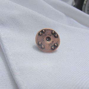 Copper Brain Lapel Pin- CC157C- Neurology and Medical Pins for Doctors ...