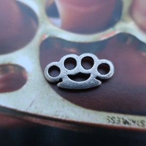 Brass Knuckles Lapel Pin - CC525- Knuckles, Knucks, Knucklebusters ...