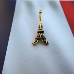 Gold Eiffel Tower Lapel Pin- CC425G- Eiffel Tower, France, Tourist ...