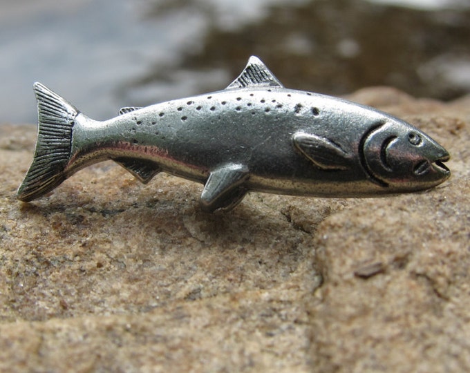 Rainbow Trout Lapel Pin CC105 Fish Fishing Fishermen and | Etsy