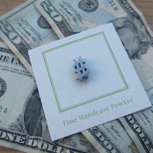 Dollar Sign Lapel Pin - CC430- Dollar Sign, Money, Banker, Investment ...