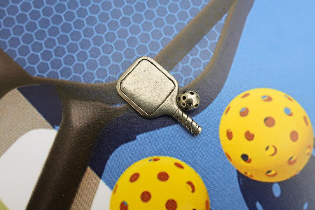 Pickleball Lapel Pin- CC726- Pickleball, Racquet, and Sport Lapel Pins ...