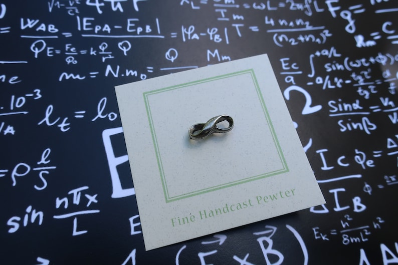 Infinity Lapel Pins CC350 Math Science and Teacher Lapels | Etsy