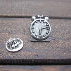 Alarm Clock Lapel Pin - CC304- Alarm Clocks, Clocks, Time, and Morning ...