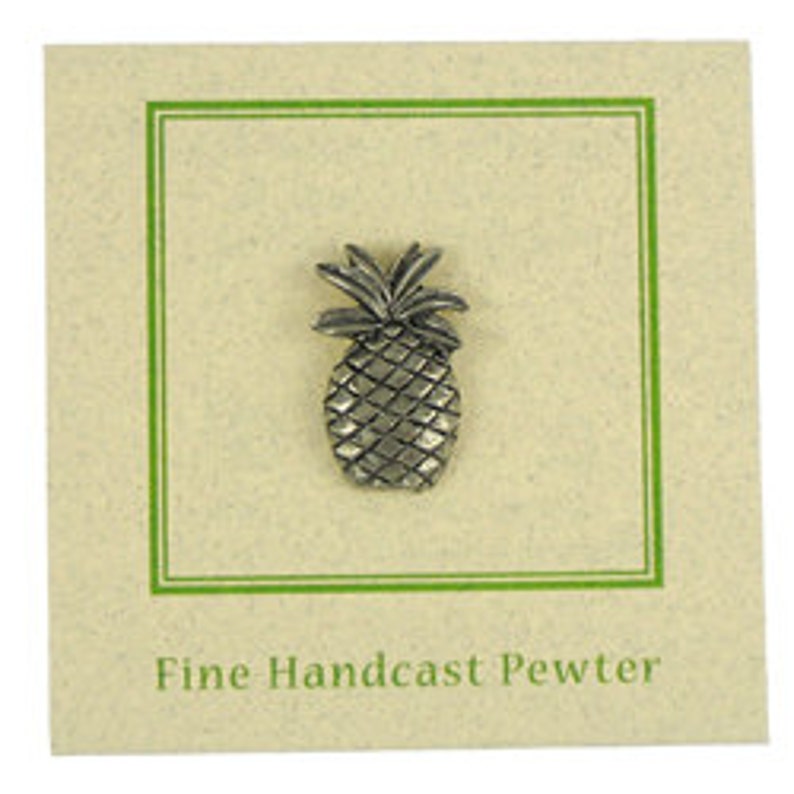 Pineapple Lapel Pin - CC111- Hospitality, Fruit, Tropical, and ...