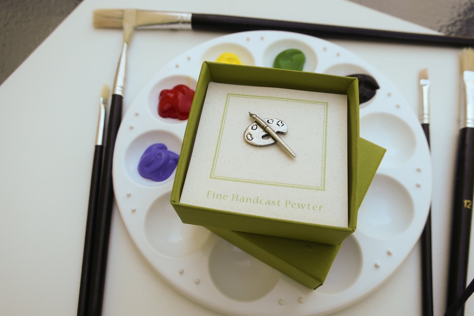 Artist Palette Lapel Pin CC334 Art Paint Painting - Etsy
