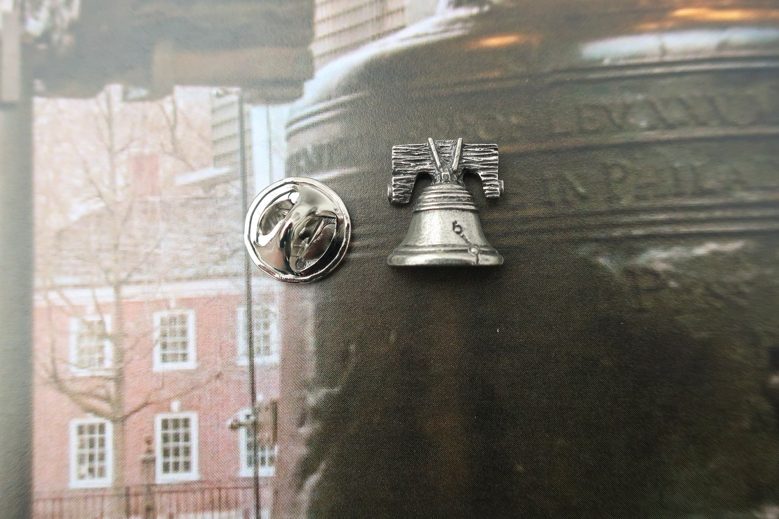 Liberty Bell Lapel Pin CC133 Patriotic Independence and - Etsy