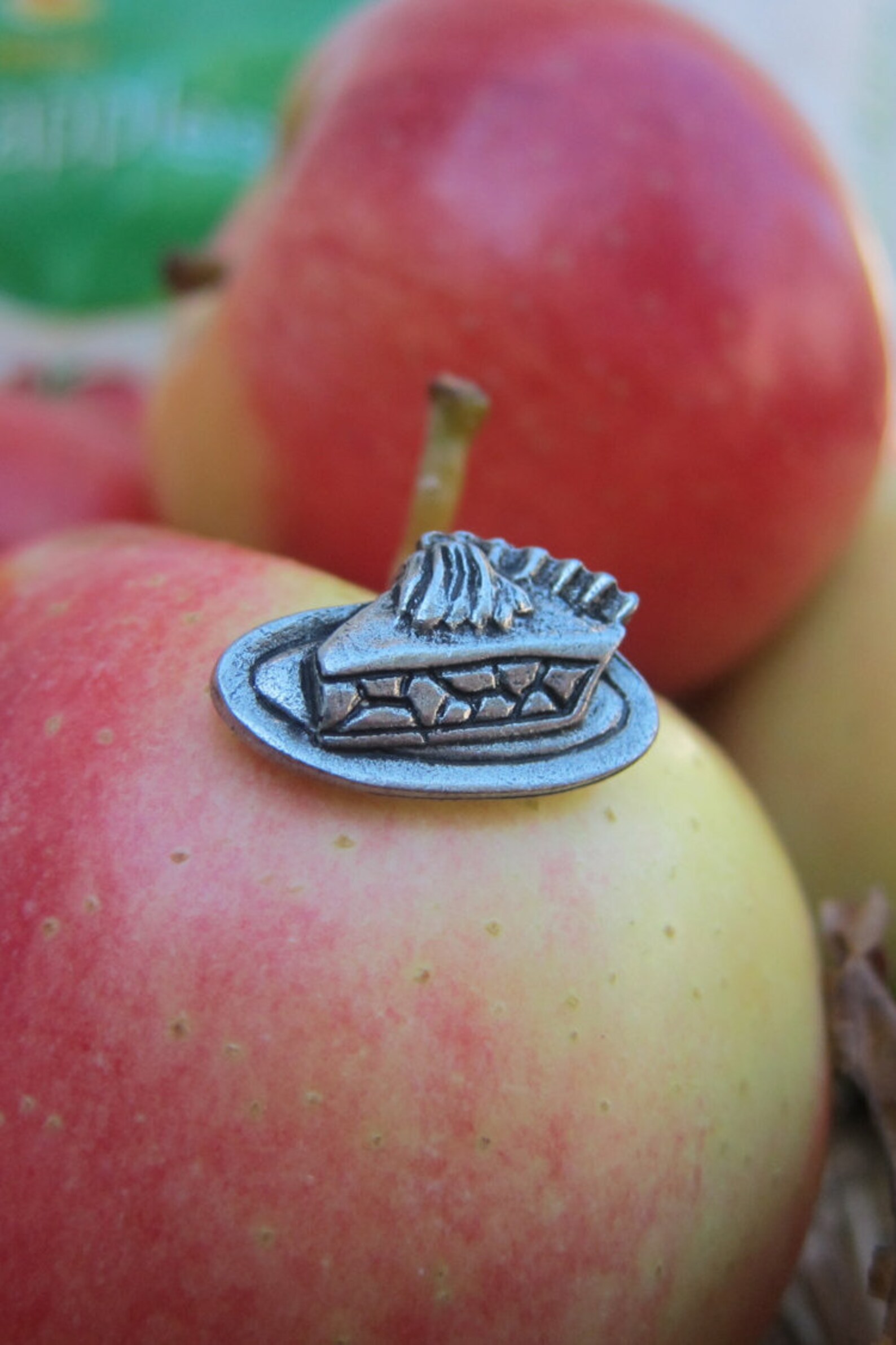 Piece of Pie Lapel Pin CC549 Pie Pins Baking Gifts Apple - Etsy