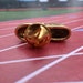 Sneaker Gold Dipped Pewter Lapel Pin - CC224G- Running and Marathon ...