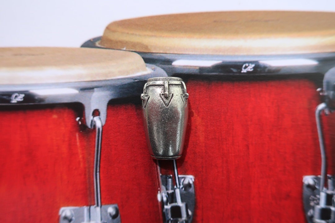 Hand Cast Pewter Conga Drum Lapel Pin – Music Teacher Gift - Etsy