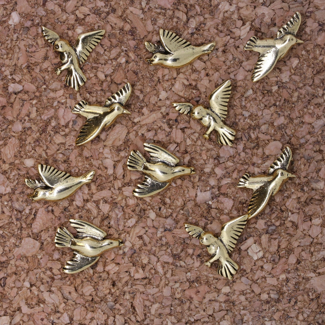 Bird Pushpins- Pn127-home Office- Bird Thumbtacks for a Decorative ...