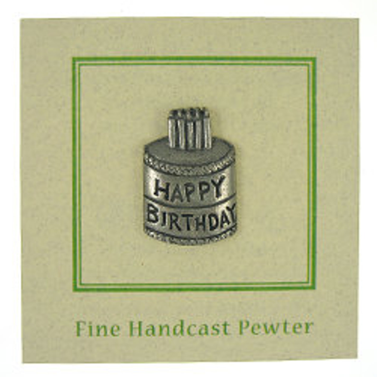 Happy Birthday Pin CC514 Birthday Celebration and Cake | Etsy