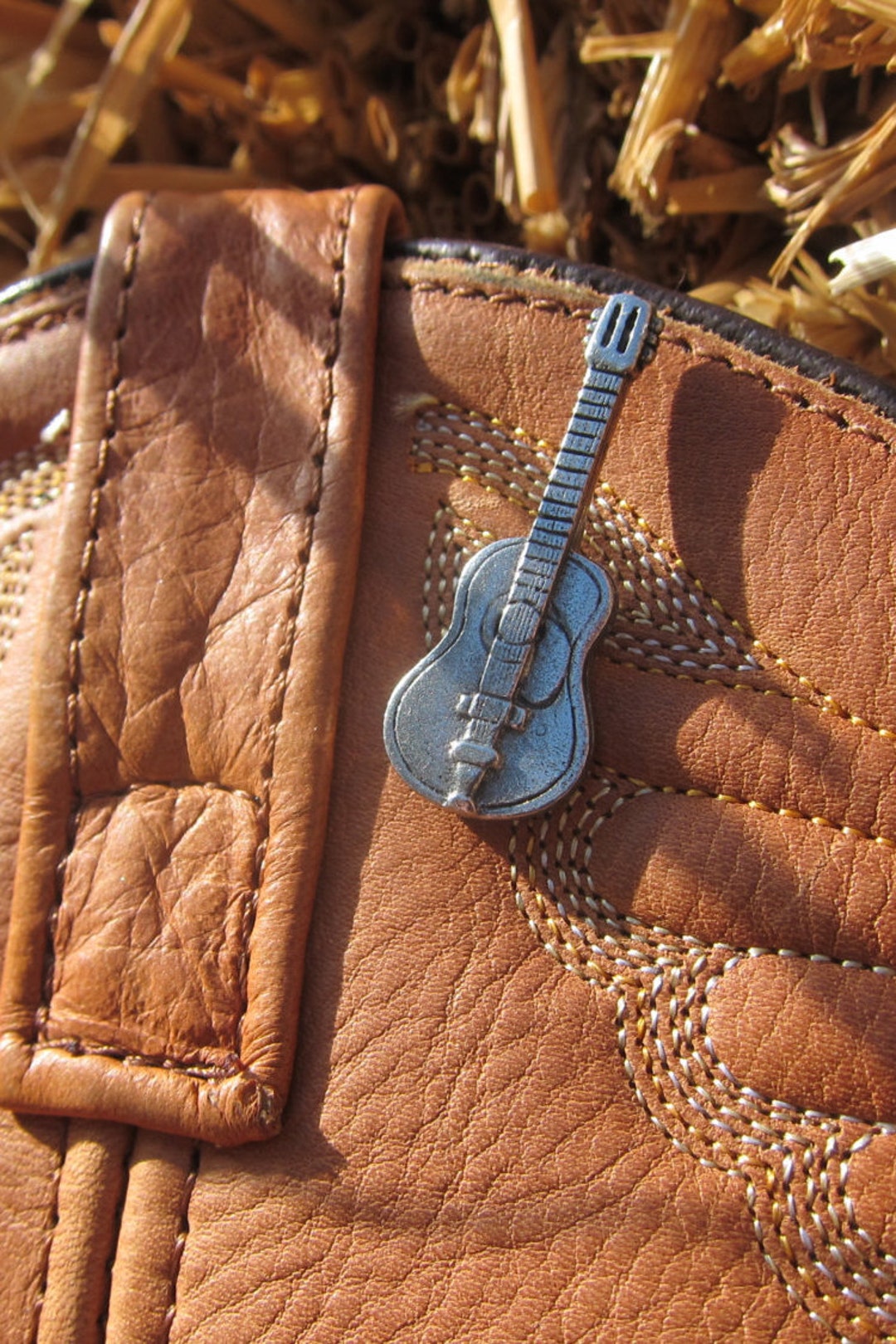 Acoustic Guitar Lapel Pin - CC193- Music, Band, Music Teacher, and ...