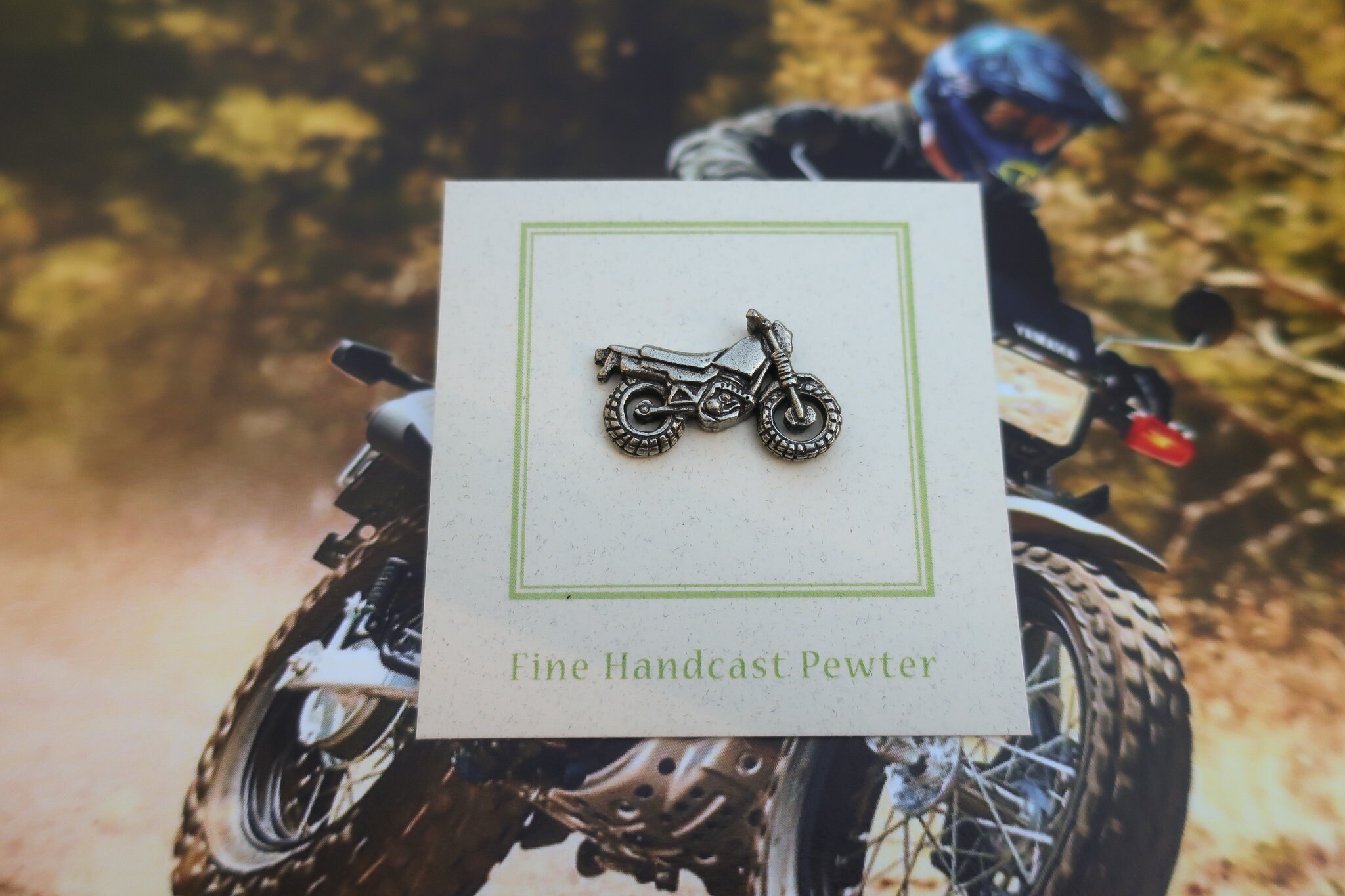 Motorcycle Pewter Lapel Pin CC498 TW Dirt Bikes - Etsy