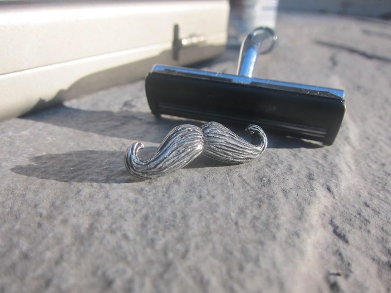 Moustache Lapel Pin CC624 Mustache Movember Men's | Etsy