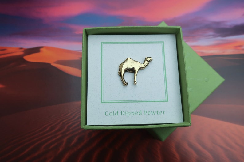 Gold Camel Lapel Pin CC593G Camel Desert Safari and Zoo | Etsy
