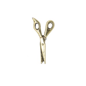 Scissors Gold Dipped Pewter Lapel Pin- CC231G- Hairdresser, Hairstylist ...