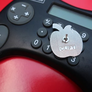 Apple Pi Enamel Lapel Pin- EP115- Pi, Math, Pi Day, and Math Teacher ...