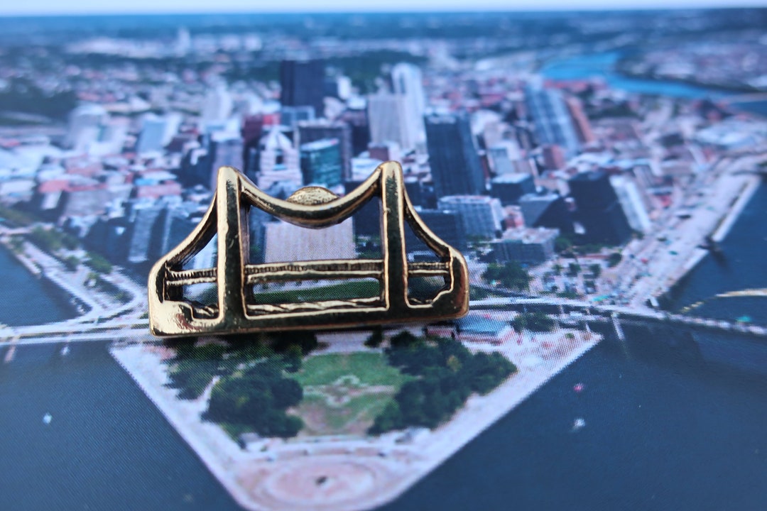 Gold Bridge Lapel Pin- CC576G- Bridge, Engineering, and Transportation ...