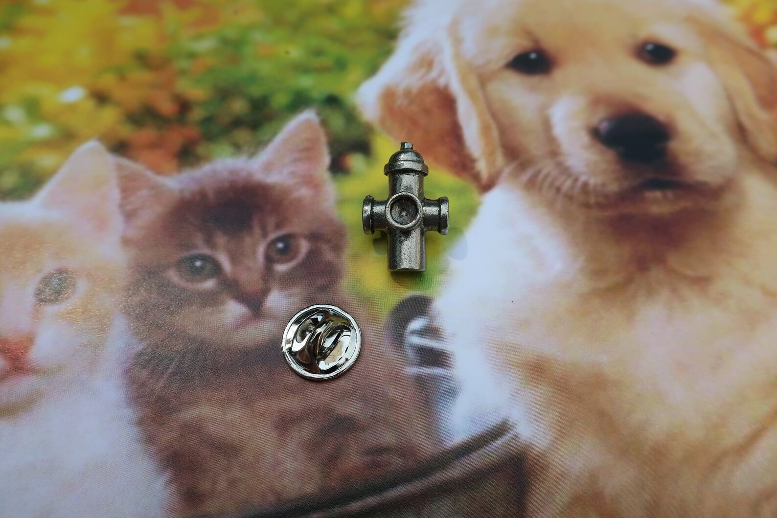 Fire Hydrant Lapel Pin CC241 Fire Fighter and Dog Lapel - Etsy