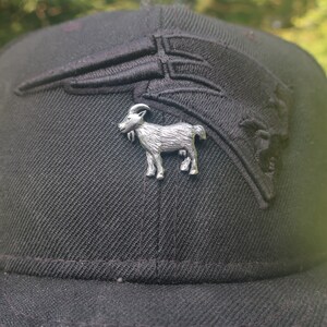Goat Lapel Pin- CC639- Goat, Farm, Farming, G.O.A.T, Greatest of All ...