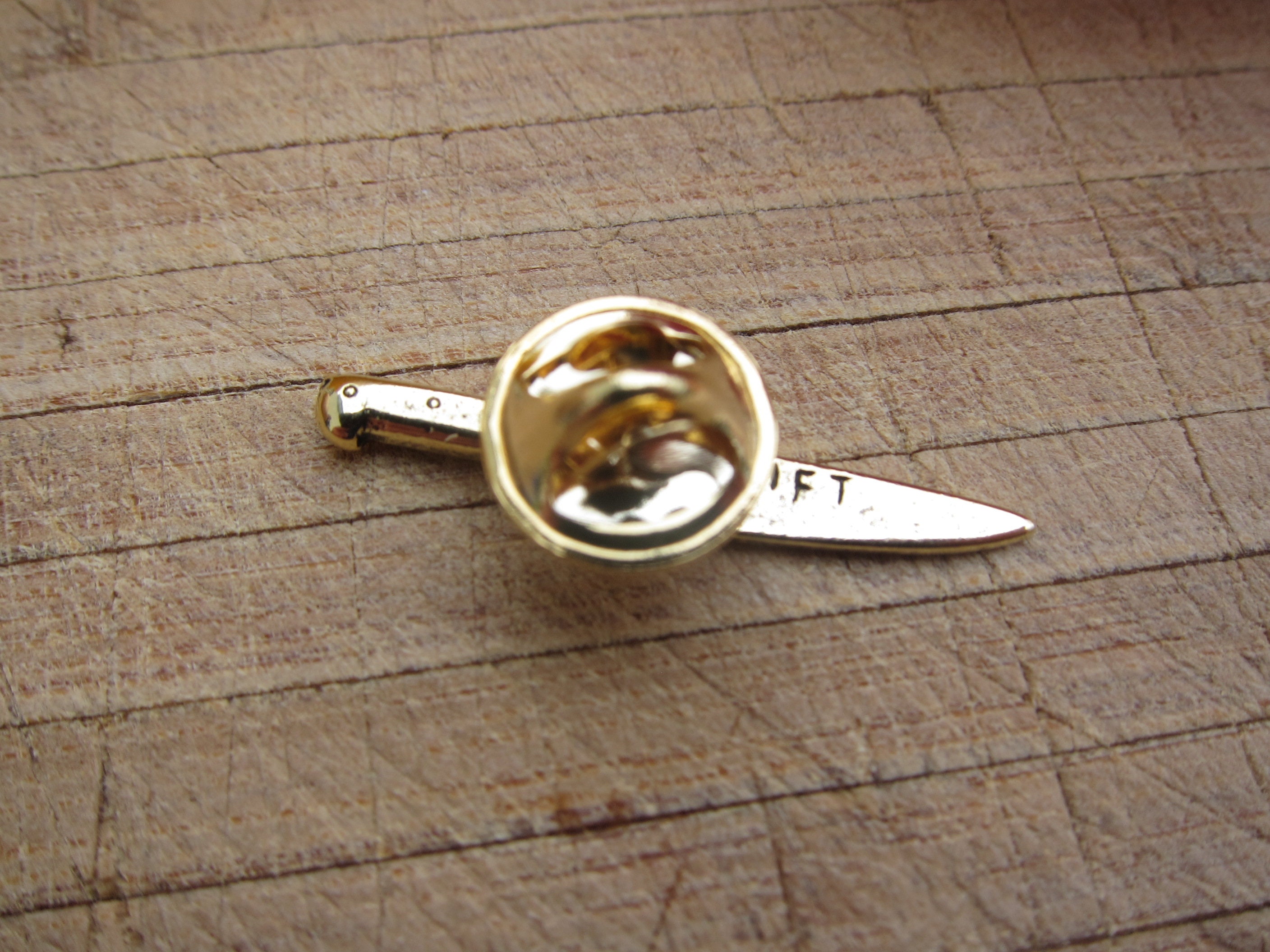 Gold Chef Knife Lapel Pin CC195G Kitchen and Culinary Pins - Etsy