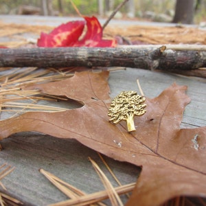 Oak Tree Gold Lapel Pin - CC363G- Oak Tree, Tree, Forestry, Woods ...