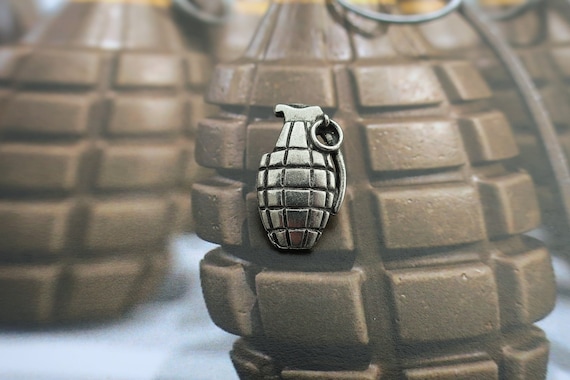Grenade Pewter Lapel Pin CC660 Explosives Weapons Bombs | Etsy