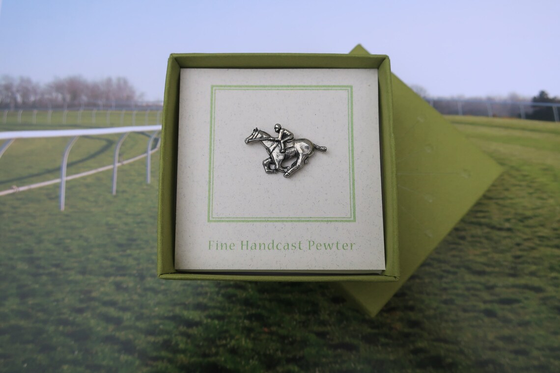 Jockey Lapel Pin CC314 Jockey Horse Horse Racing and | Etsy