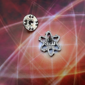 Atom Lapel Pin - CC306- Science Pins- Atom, Science Teacher, Matter ...