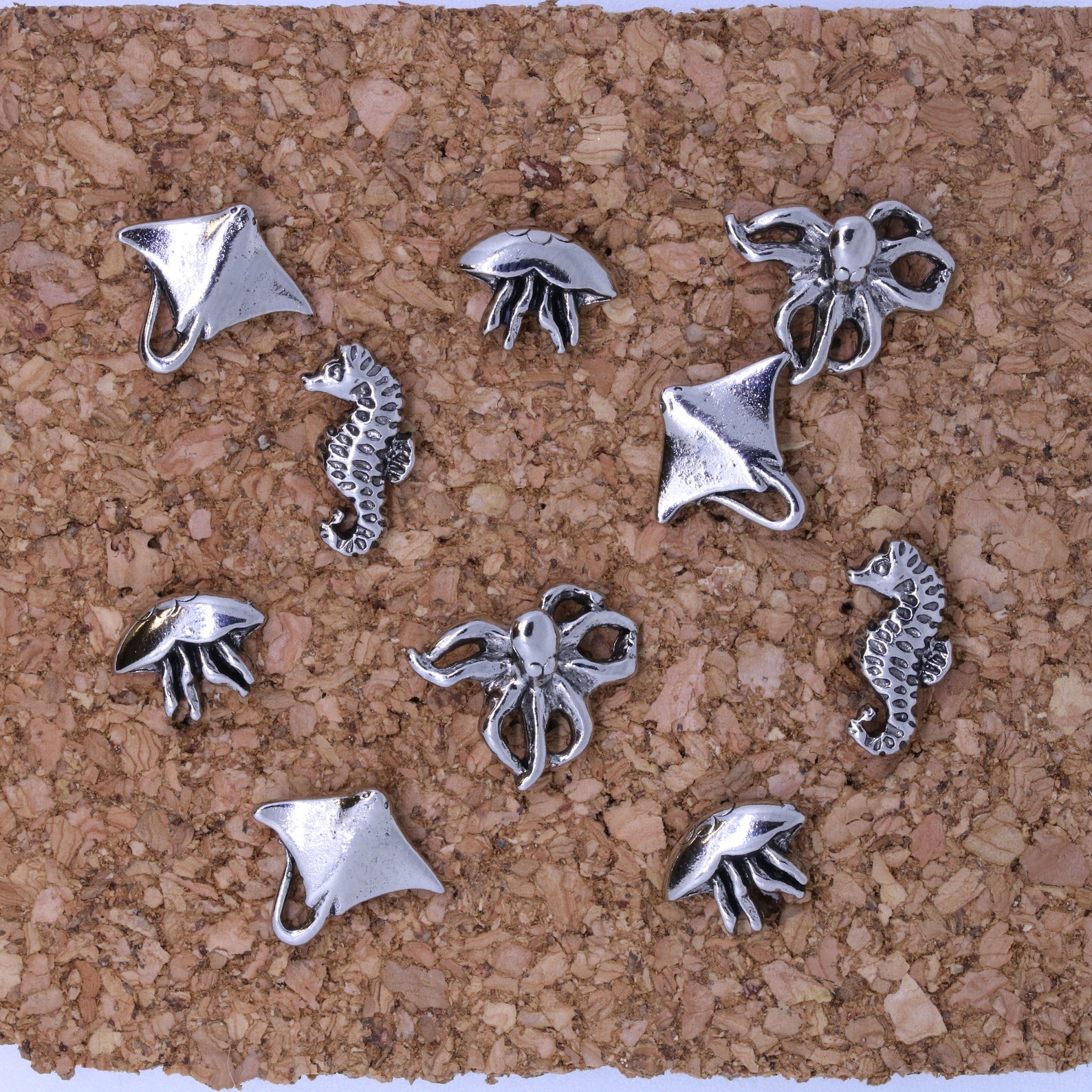 Sea Life Pushpins- PN155- Home Office- Ocean, Marine Animal, Beach, and ...