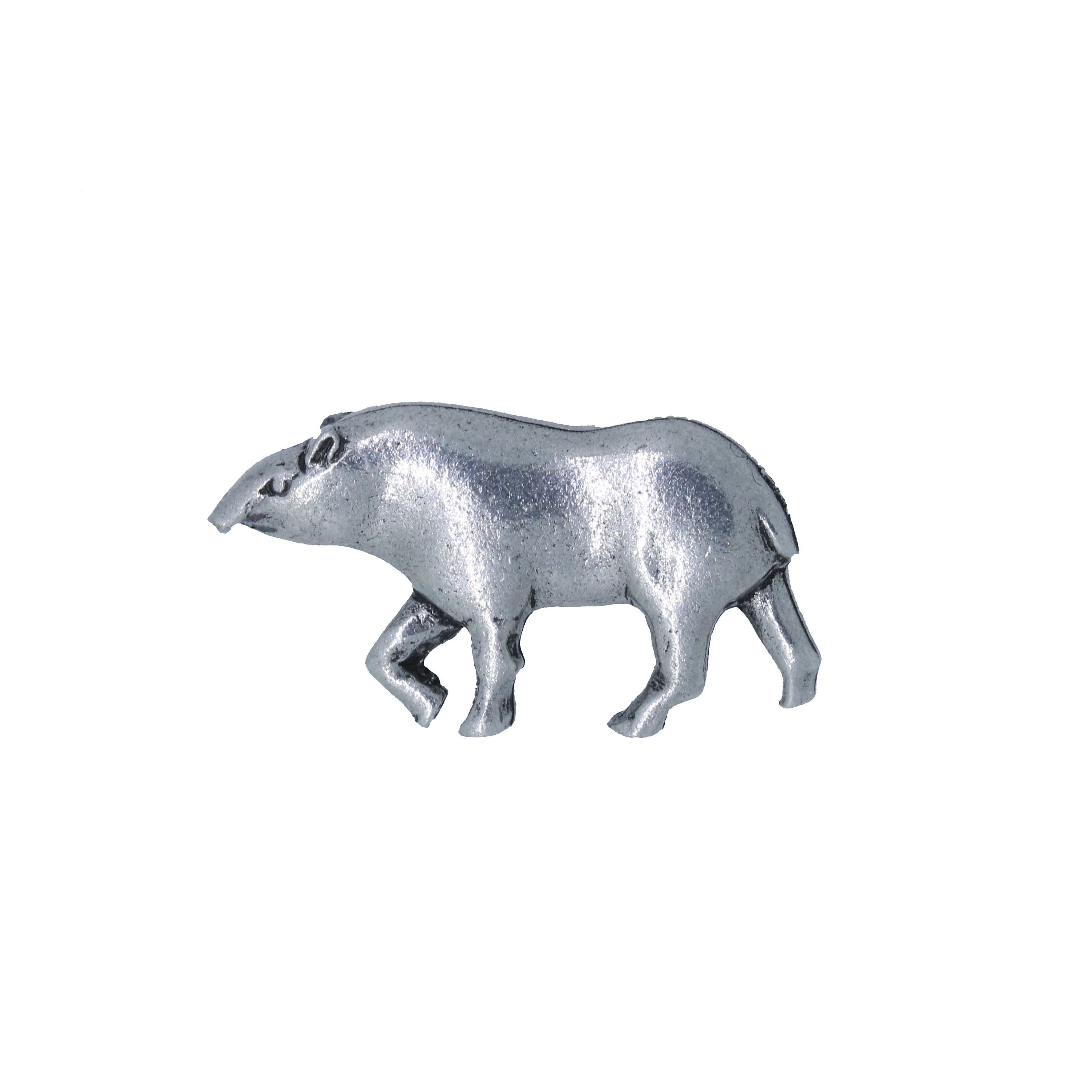 Tapir Pewter Lapel Pin- CC645- Animal, Zoo, Herbivore, and Primitive ...