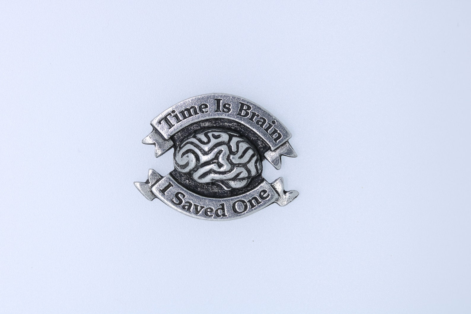 Time is Brain- Stroke Awareness Medical Lapel Pin- CUS628- Stroke ...