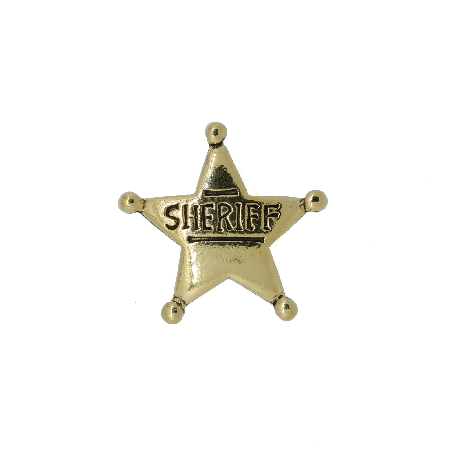 Gold Sheriff Star Lapel Pin-cc556g- Sheriff, Police, and Costume Pins ...