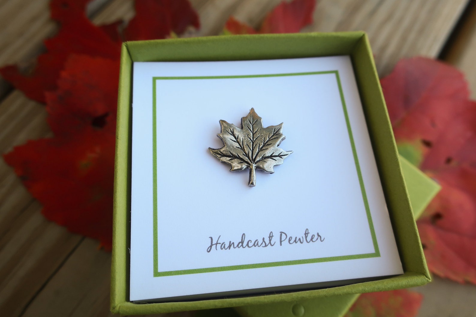 Maple Leaf Pewter Lapel Pin CC698 Maple Tree Maples - Etsy
