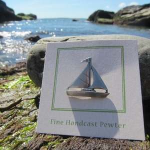 Sailboat Lapel Pin - CC141- Sailing, Yachting, Yacht, Sail, Boating and ...
