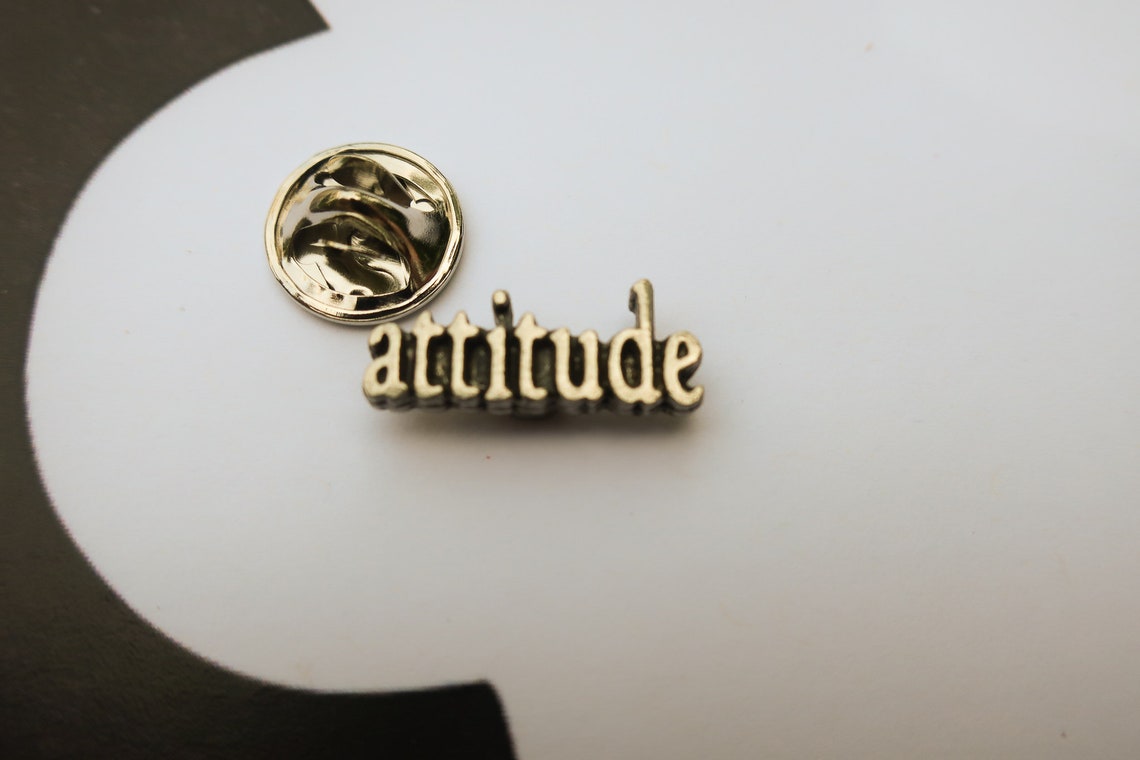 Attitude Lapel Pin CC399 Motivational Gifts and Pins | Etsy