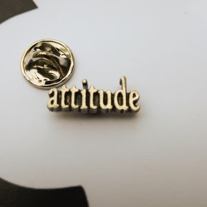 Attitude Lapel Pin- CC399- Motivational Gifts and Pins- Employee ...