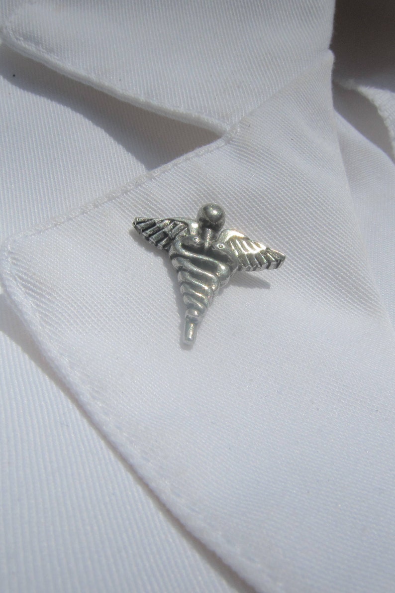 Caduceus Lapel Pin- CC599- Medicine, Pharmacy, Healing and Wellness ...