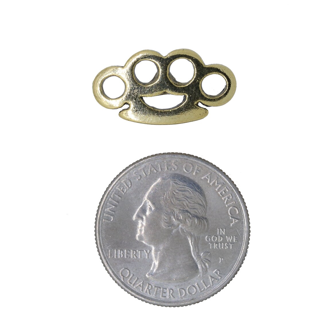 Brass Knuckles Lapel Pin in Gold-cc525g - Etsy