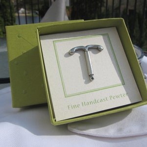IUD Pewter Lapel Pin- CC636- Intrauterine Device, Contraception, Birth ...