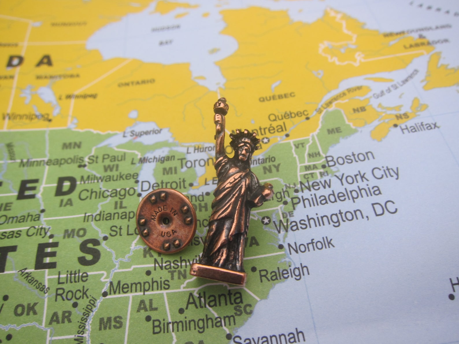 Copper Statue of Liberty CC479C National Monuments USA - Etsy