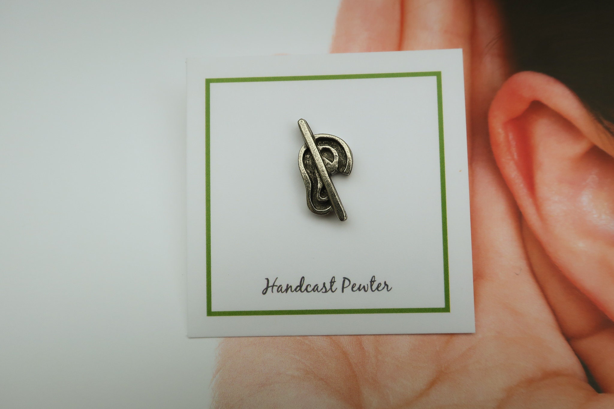 Hard of Hearing Pewter Lapel Pin Deaf Hearing Hearing Loss | Etsy