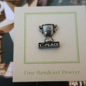 1st Place Trophy Lapel Pin - CC317- 1st Place, First Place, Trophy ...