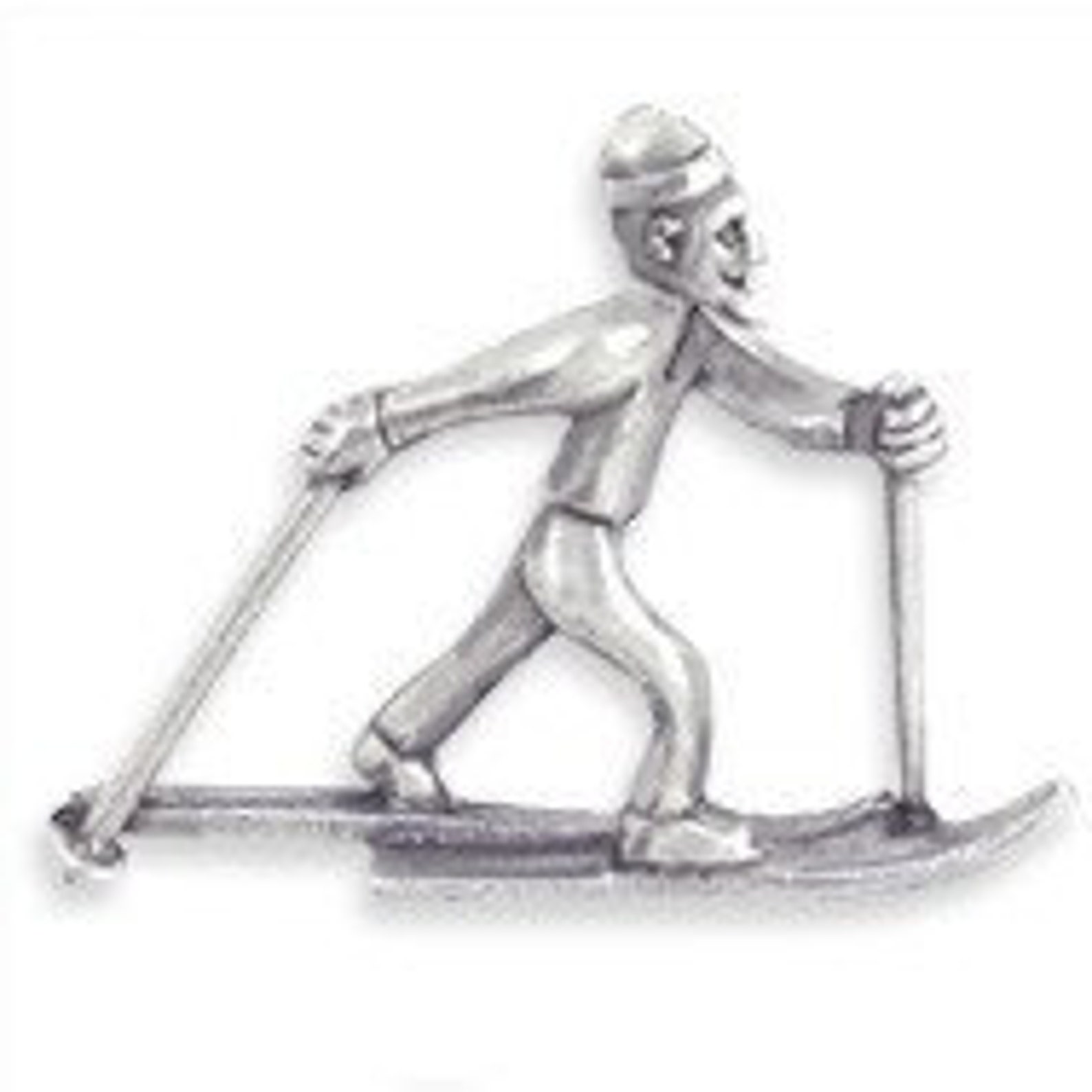 Cross Country Skier Lapel Pin CC421 Cross Country Skiing - Etsy