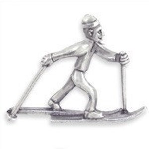 Cross Country Skier Lapel Pin- CC421- Cross Country, Skiing, Ski ...