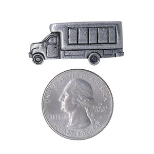 Shuttle Bus Pewter Lapel Pin- CC654- Shuttle, Transportation, Bus, and ...